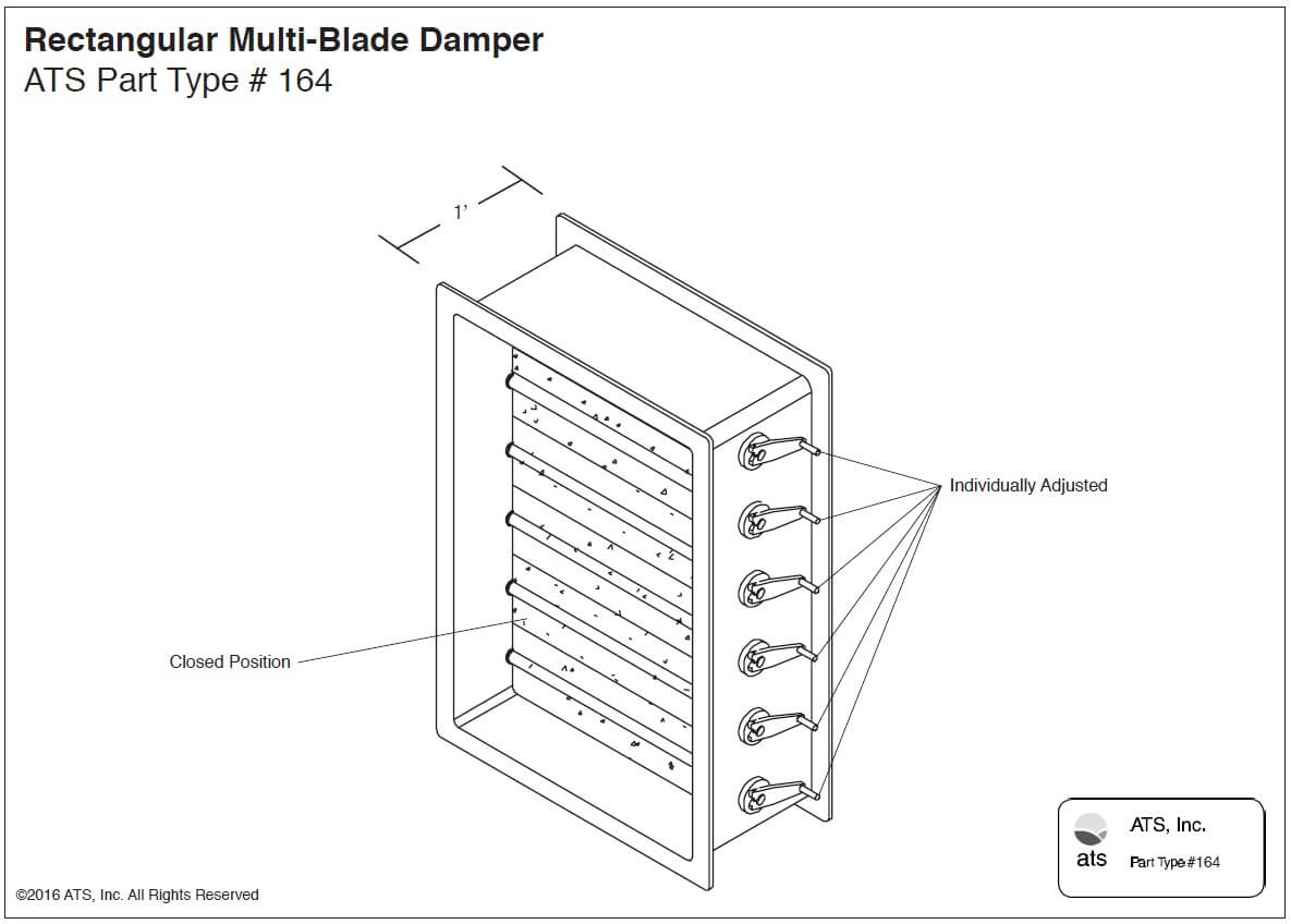 Rectangular Dampers & Blastgates - ATS Duct Inc.